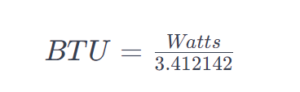 Watts To BTU Calculator - Calculator Doc