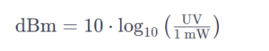 UV To DBM Calculator - Calculator Doc