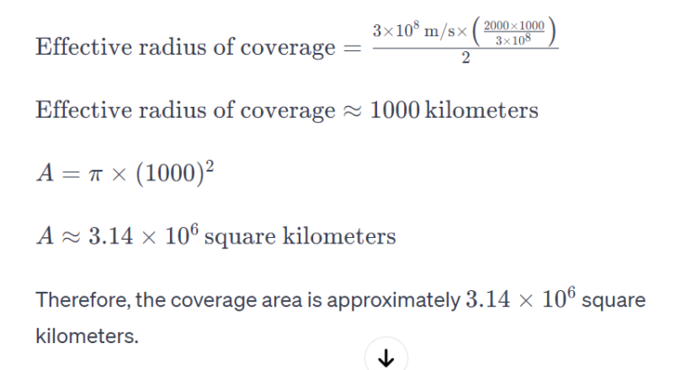 Satellite Coverage Area Calculator - Calculator Doc