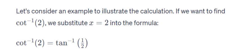 Cot Inverse Calculator - Calculator Doc