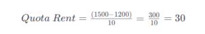 Quota Rent Calculator - Calculator Doc
