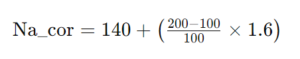 Corrected Sodium Calculator - Calculator Doc